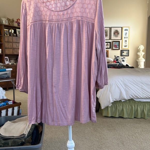Suzanne Betro | Tops | Pretty Dusty O Rose Top To Wear With Pants Or ...